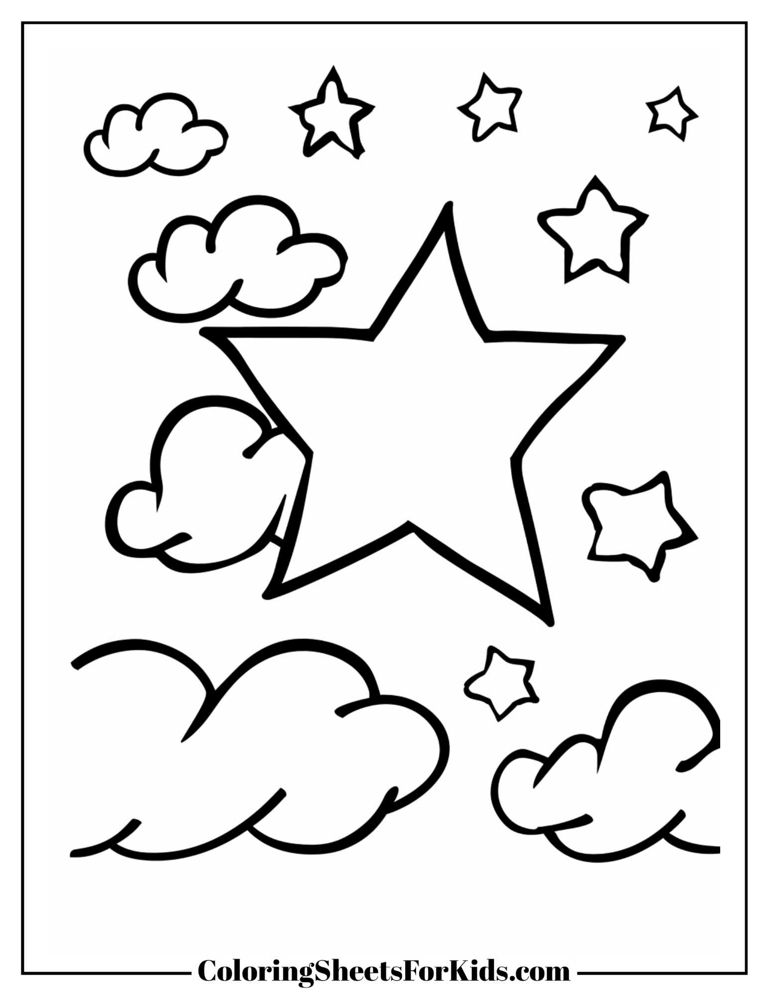 Star Coloring Pages (Free Downloads) - Coloring Sheets For Kids