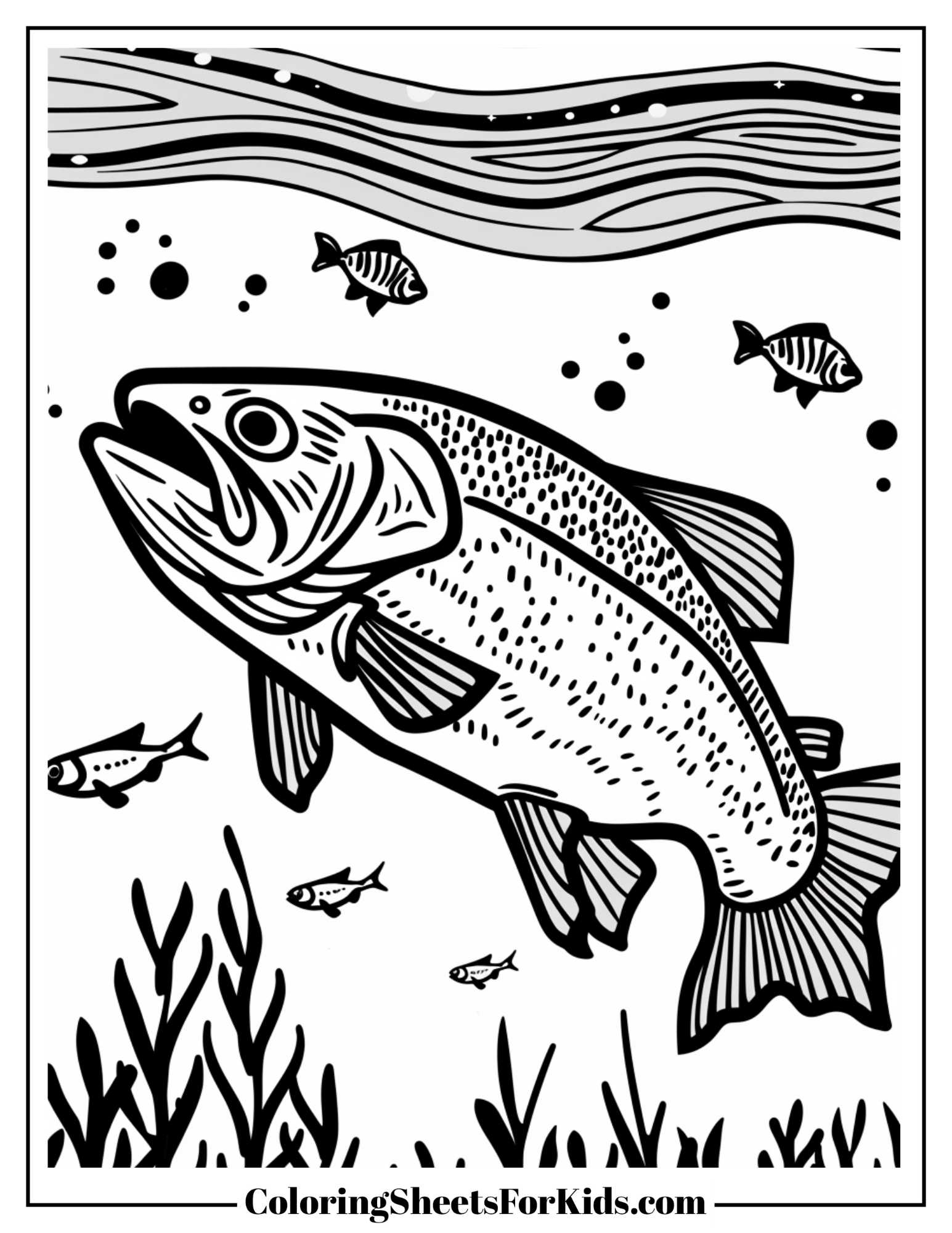 Sea Animals Coloring Pages (Free PDF) - Coloring Sheets For Kids