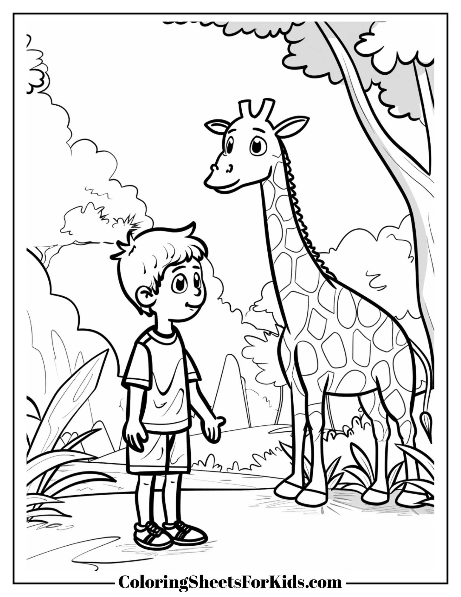 Safari Coloring Pages (Free PDF Downloads) - Coloring Sheets For Kids