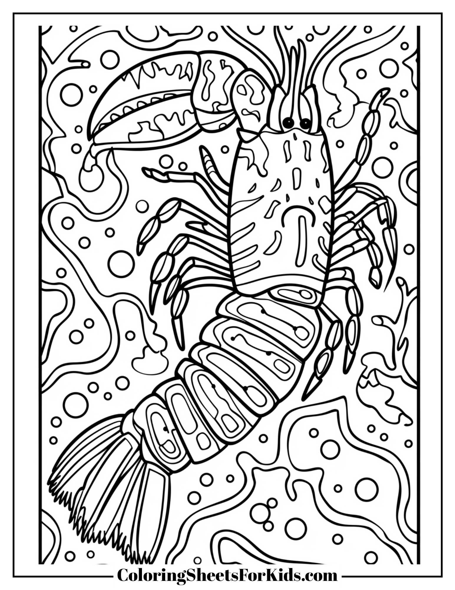Lobster Coloring Pages (Free Printables) - Coloring Sheets For Kids