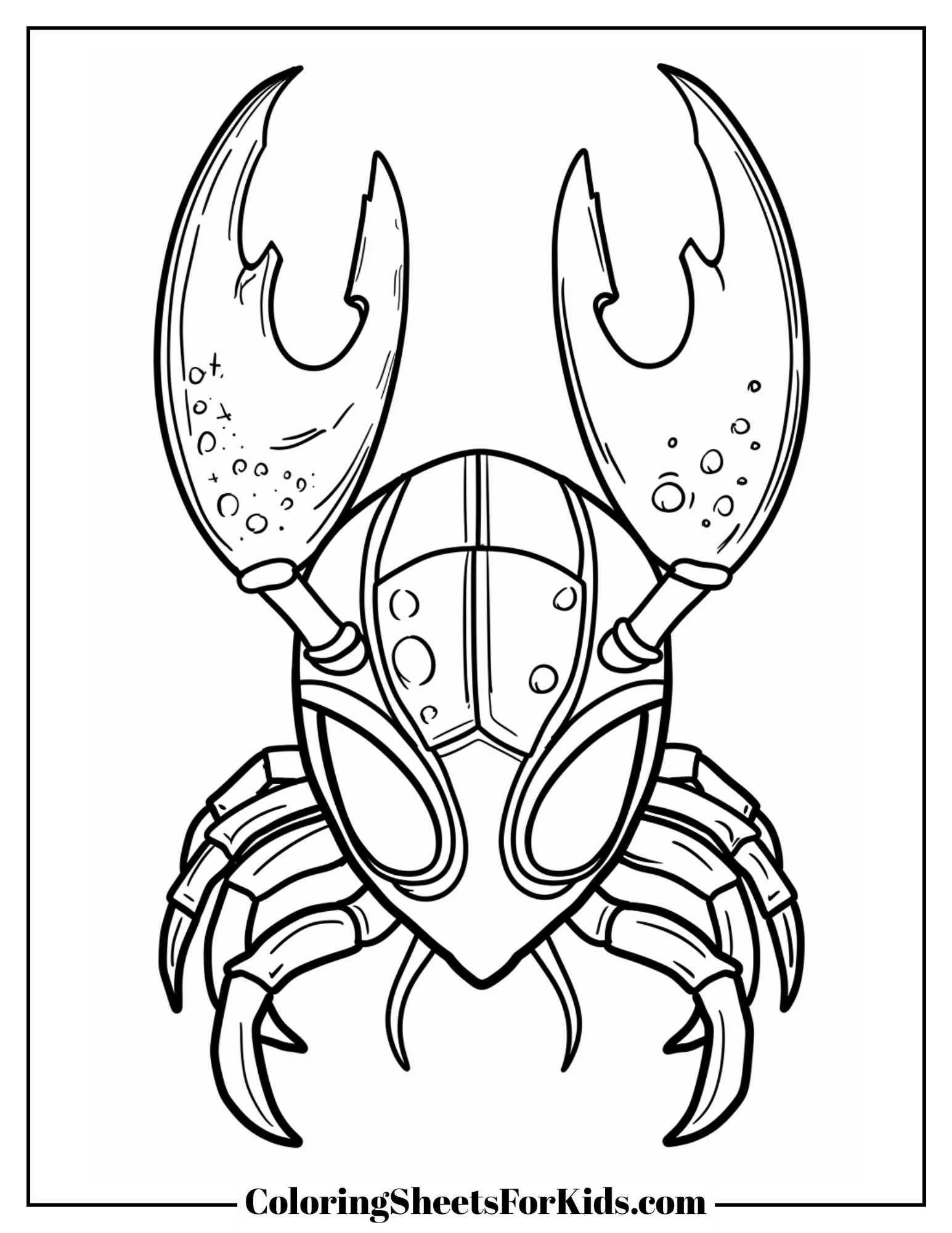 Lobster Coloring Pages (Free Printables) - Coloring Sheets For Kids