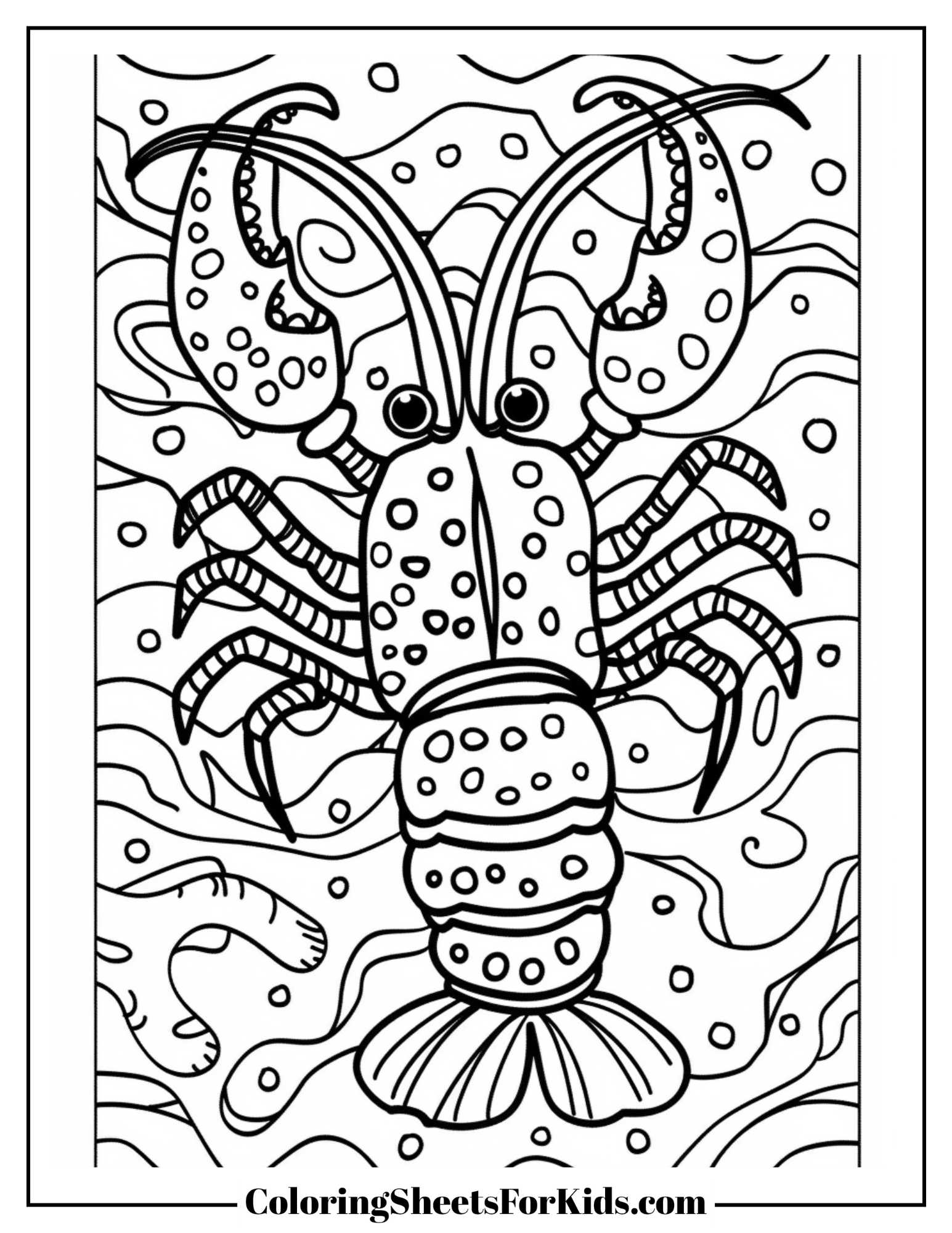 Lobster Coloring Pages (Free Printables) - Coloring Sheets For Kids