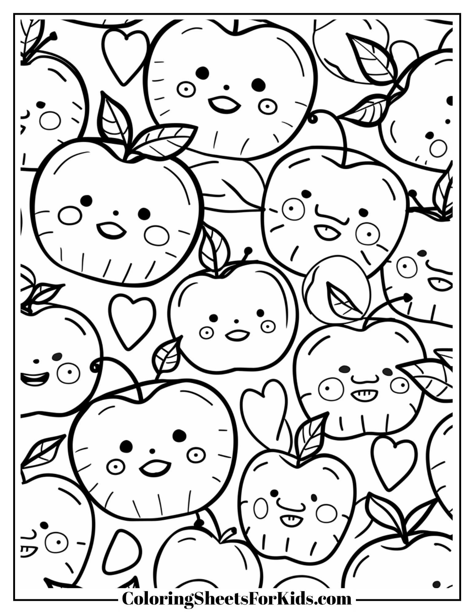 Cherry Coloring Pages (Free for Kids) - Coloring Sheets For Kids