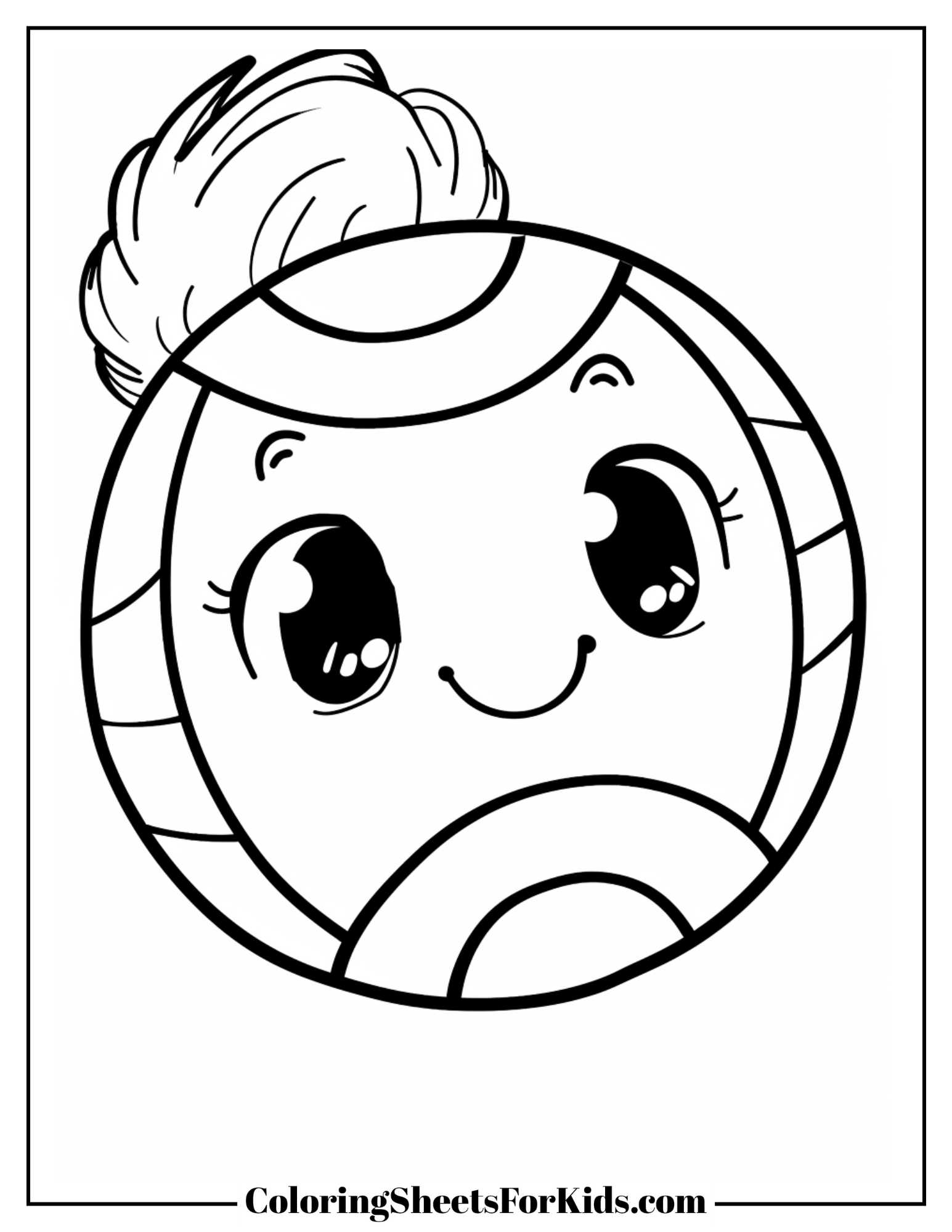 Volleyball Coloring Pages (PDF Printables) - Coloring Sheets For Kids
